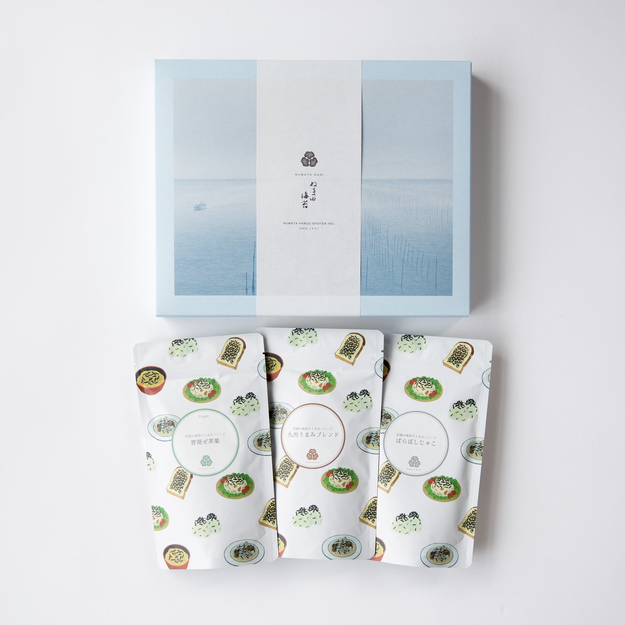 Assortment of 3 kinds of Umami Flakes – ぬま田海苔